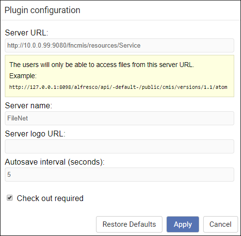 Integrating Web Author with Alfresco, SharePoint On-Premise, FileNet